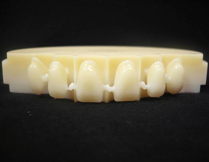 Dental Multilayer Pmma Disc AG Artificial Teeth Denture 98mm / 95mm