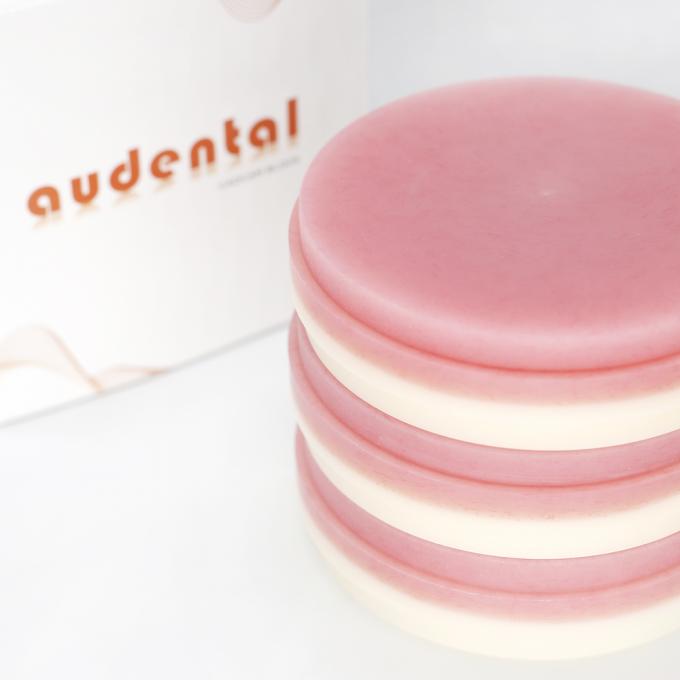 Pink Pmma Denture Base Materials Double Shade PMMA Dental Crown