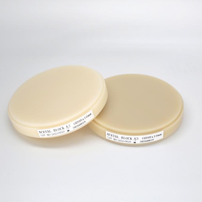 Milling Flexible PMMA Block Acetal Acrylic Dental Lab Materials