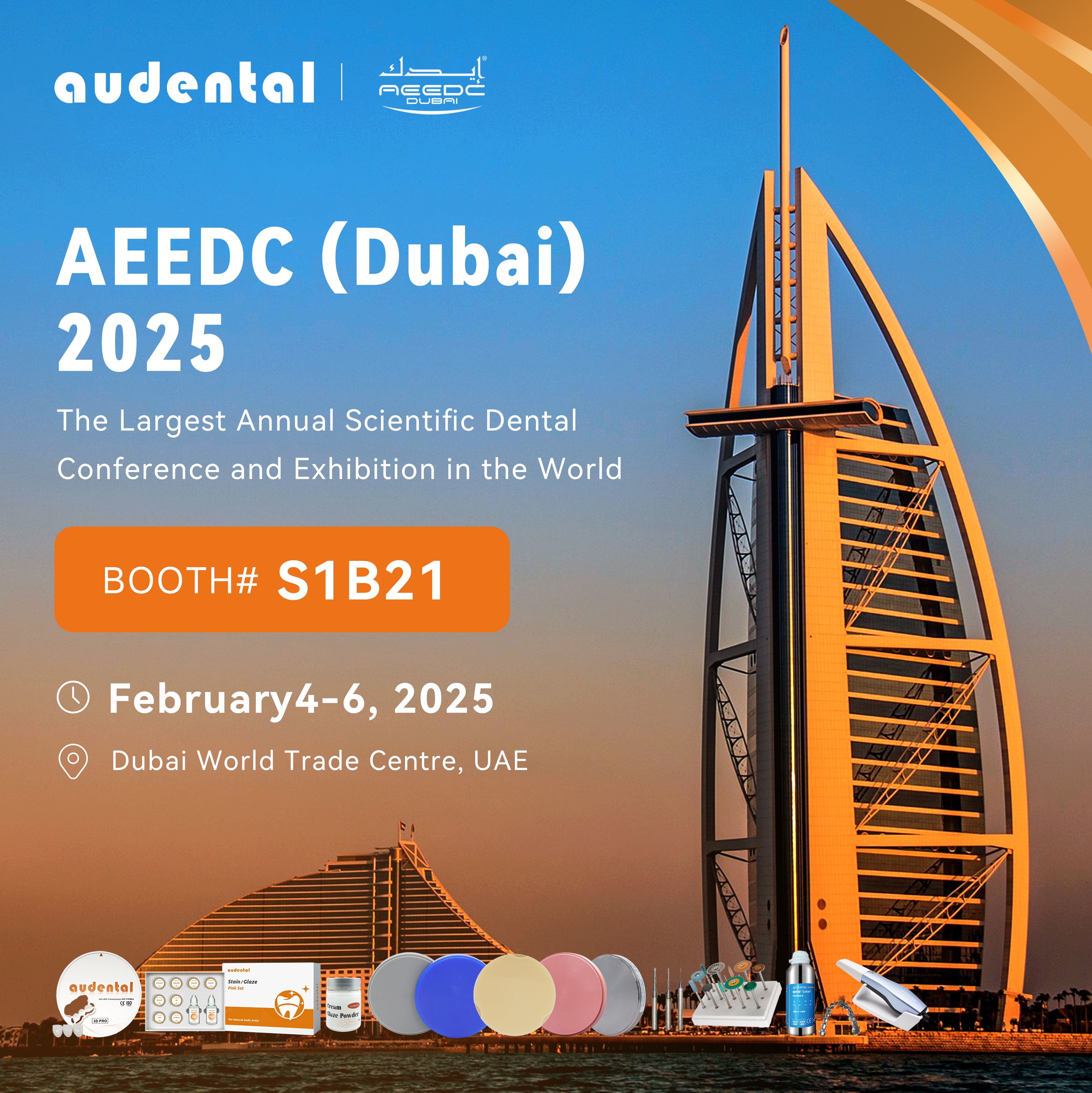 Audental is excited to participate in AEEDC(Dubai) 2025 from February ...