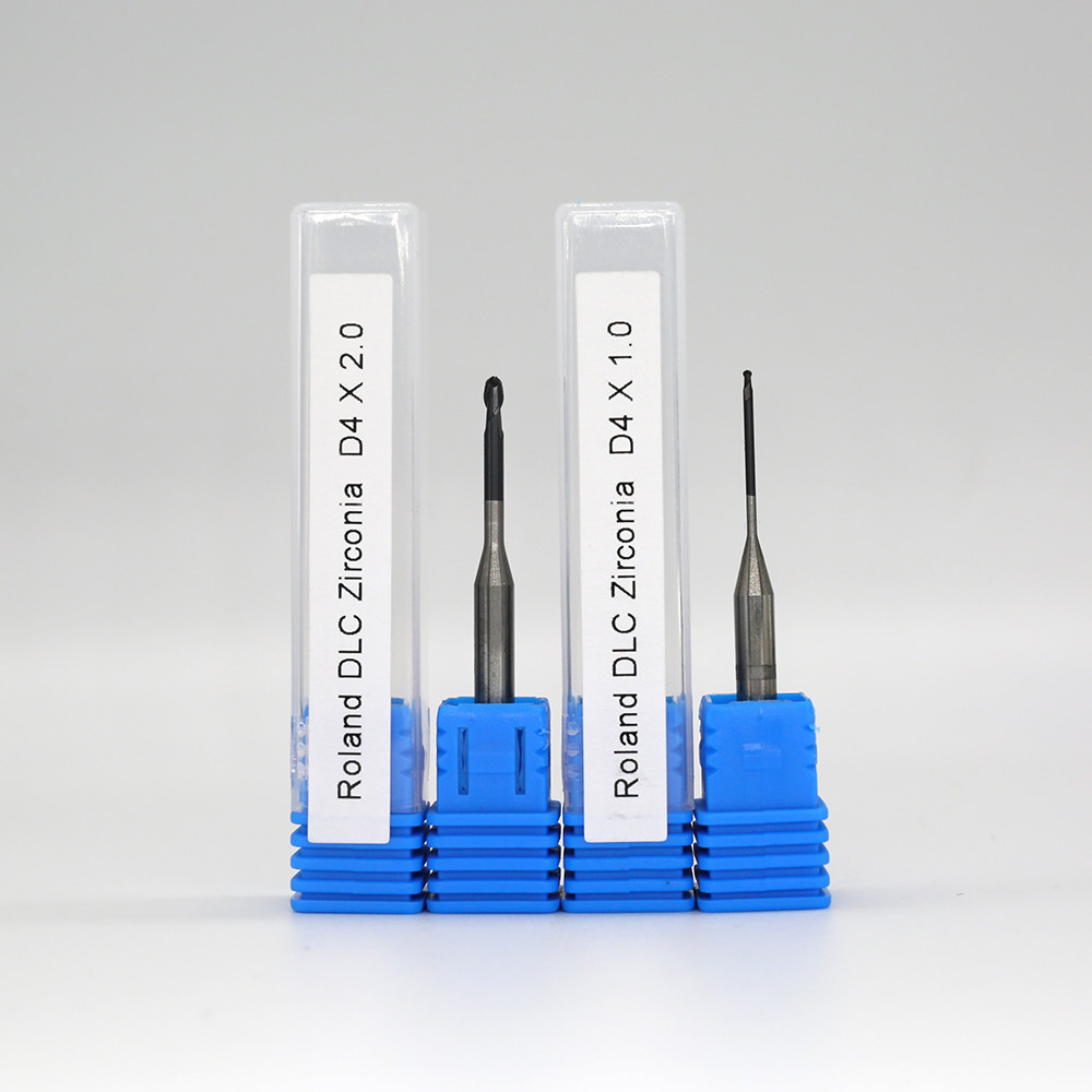 Roland CAD CAM Zirconia Milling Bur DLC Dental Milling Cutter