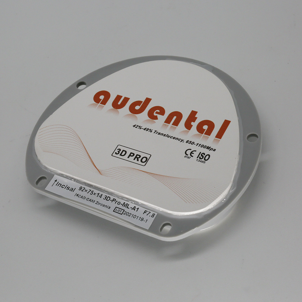 CAD CAM Multilayer Zirconia Block / Disc 98mm 95mm AG Fixed Restoration