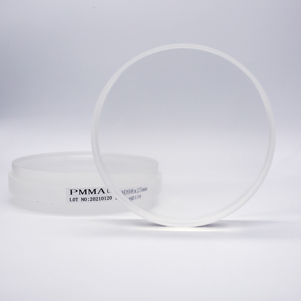 Open Dental Clear PMMA Disc Implant Material For Dental Labratory