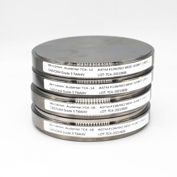 Ti Titanium Block Dental Disk Milling Alloy For Milled Crowns